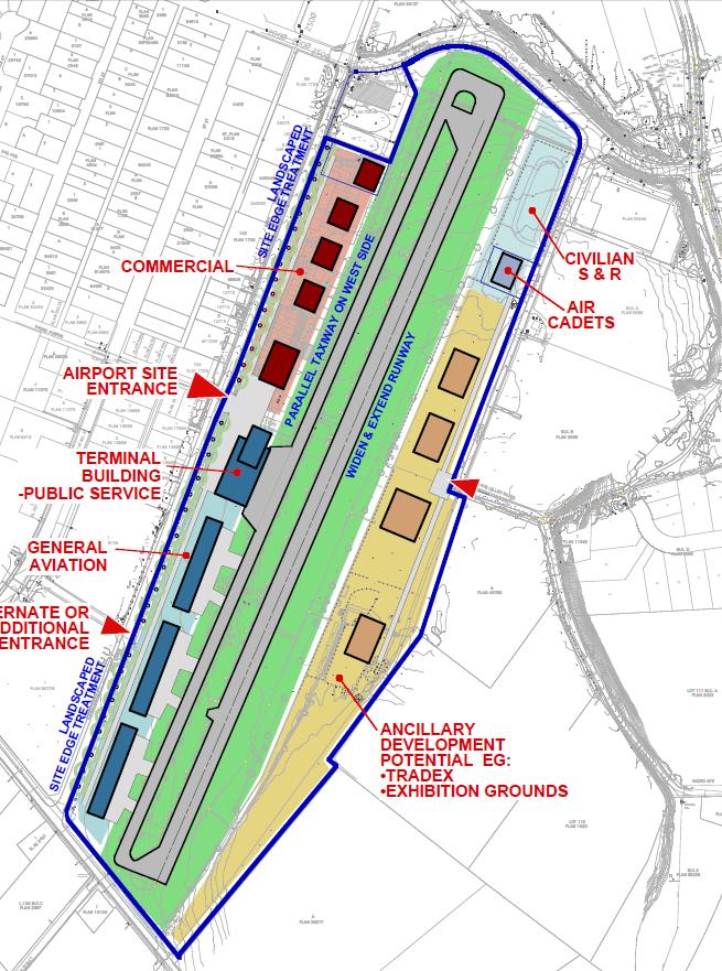 Concept drawings – Airport Strategic Plan