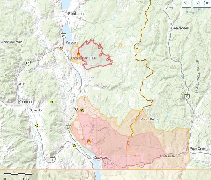 Fire Map for our area